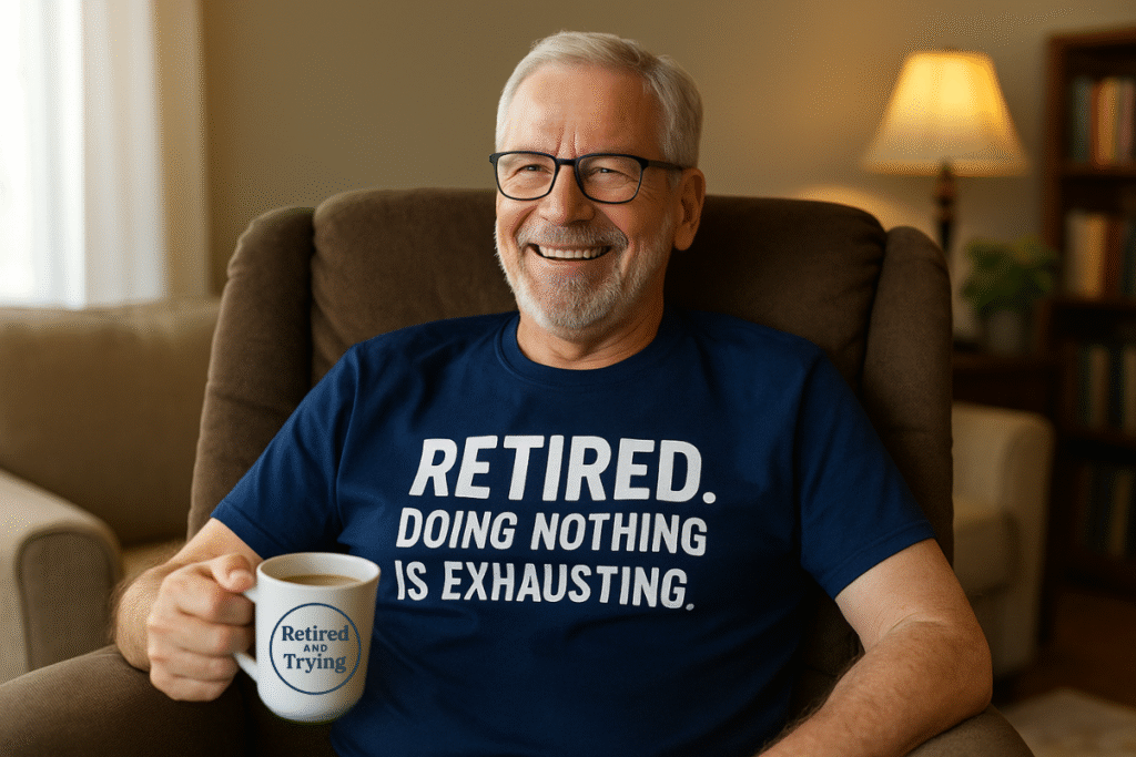 Retired. Doing Nothing Is Exhausting | Retirement Humor